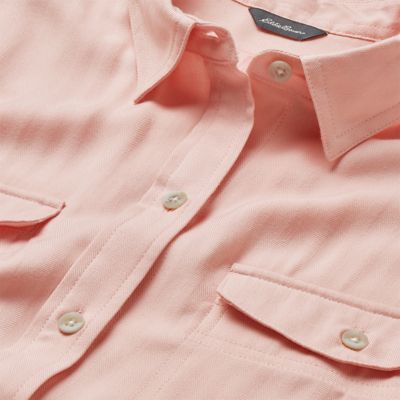 Women's Tranquil Sandwashed Herringbone Shirt | Eddie Bauer