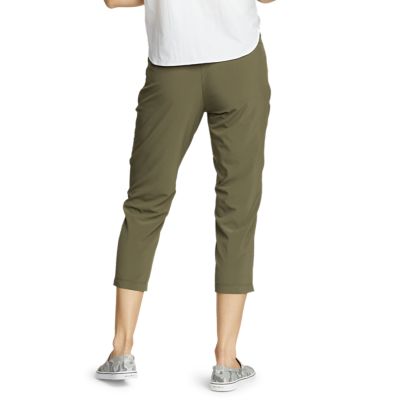 Women's Departure Pull-on Crop Pants | Eddie Bauer