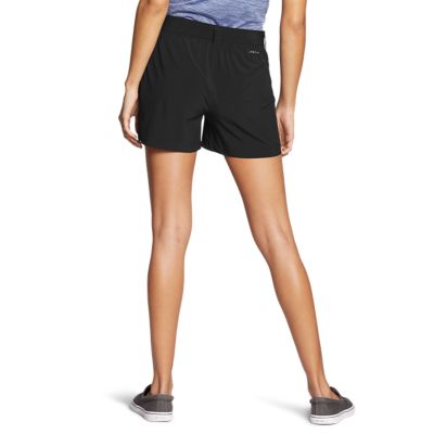 Women's Departure High-rise Mesh-inset Shorts | Eddie Bauer