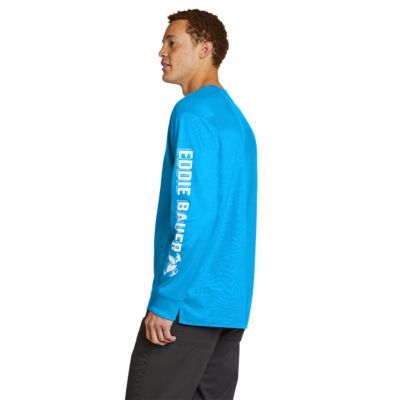 Men's Mountain Ops Long-sleeve Graphic 100% Cotton T-shirt | Eddie Bauer