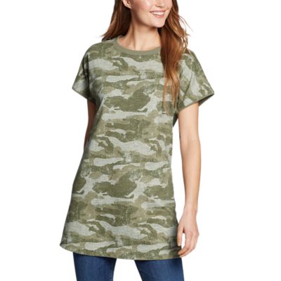 Women's Camo Short-sleeve Tunic | Eddie Bauer