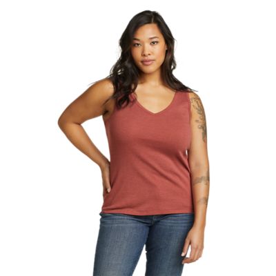 Women's Favorite V-neck Tank - Solid | Eddie Bauer