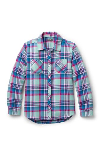 Girls' Stine's Favorite Flannel Shirt - Plaid | Eddie Bauer