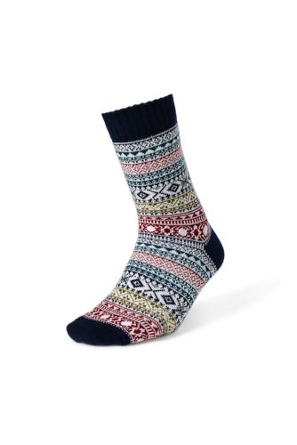 Women's Fair Isle Crew Socks | Eddie Bauer