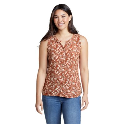 Women's Rivierah Sleeveless Button-front Shirt | Eddie Bauer