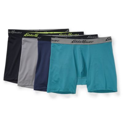 Men's Lightweight Mesh Boxer Briefs - 4 Pack | Eddie Bauer